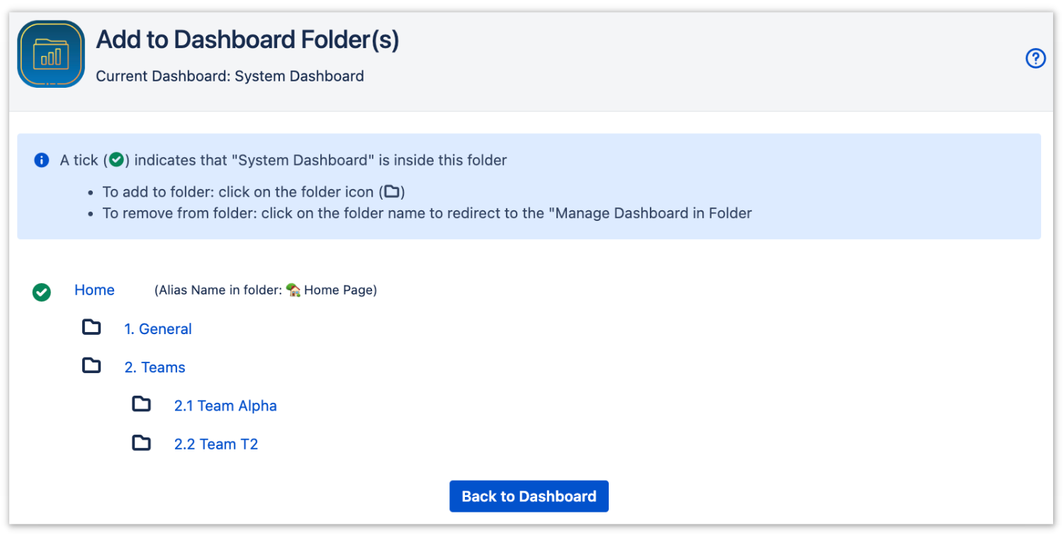 Associate Dashboard to Folder | Akeles